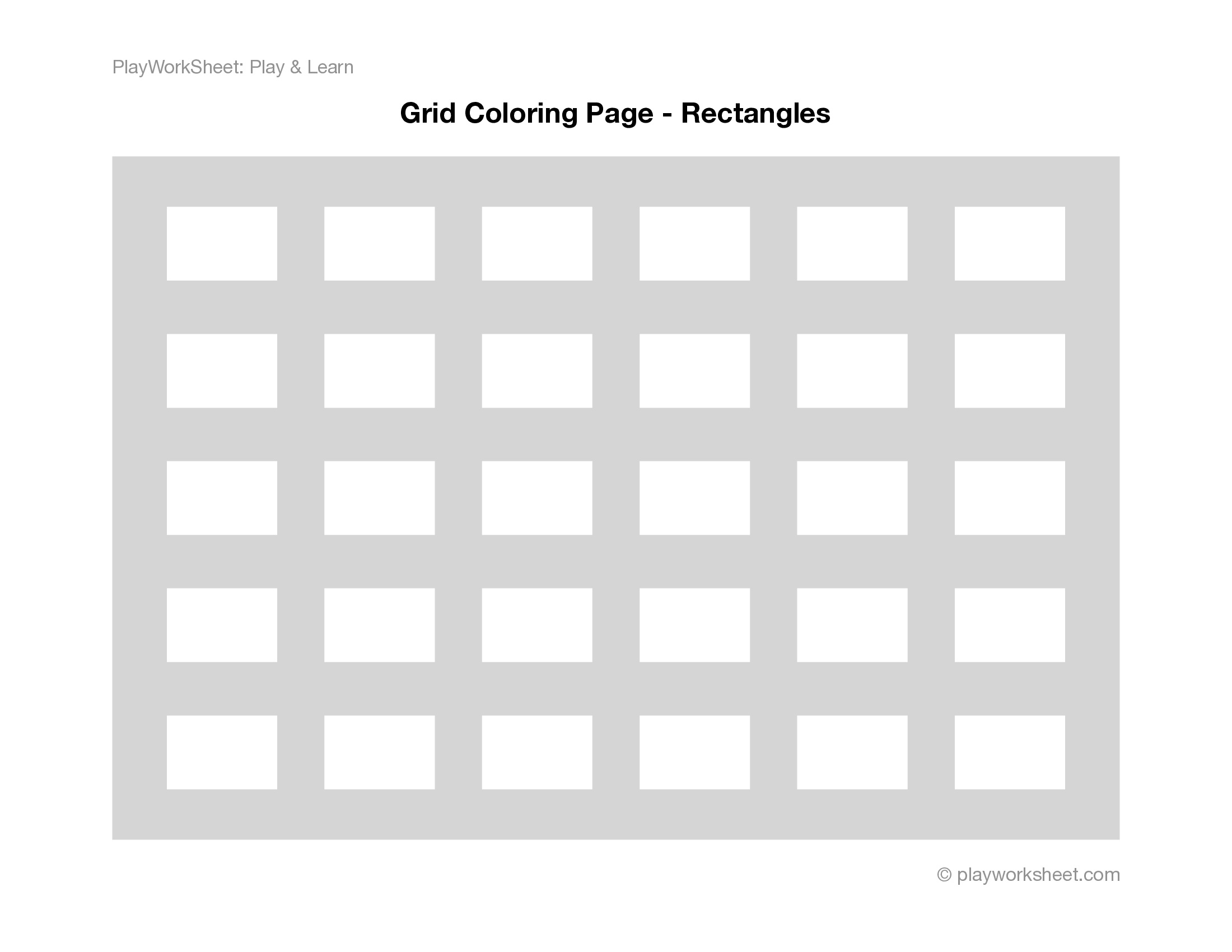 Shape Grids Coloring Pages | Free Printables for Kids