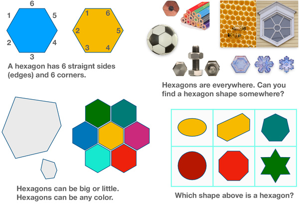 All About Shapes What Is A Hexagon Free Printables For Kids